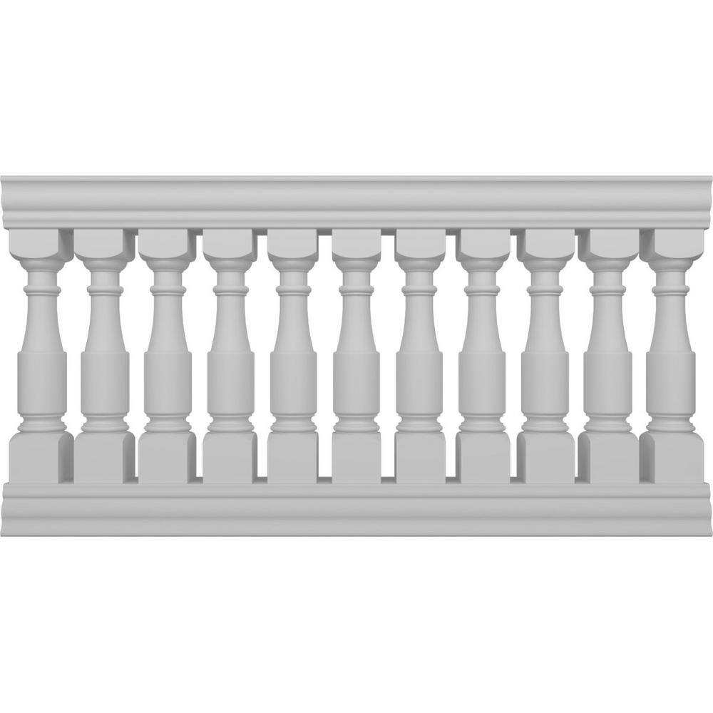 Ekena Millwork Fiberthane Hamilton Balustrade 72 in. L x 40 in. H ...