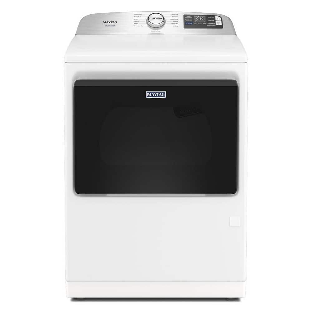 Maytag 7.4 cu. ft. vented Top Load Electric Dryer in White with Pet Pro ...