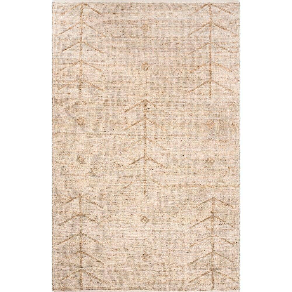 nuLOOM Lauren Liess Amaranth Arrow Cotton/Jute Natural 3 ft. x 5 ft ...