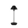 ORE International 17.5 in. Rowan Matte Powder Black G-9 Table Lamp ...