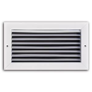 Everbilt 12 in. x 4 in. Steel Return Air Grille in White 71-11204WH ...