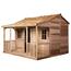 Cedarshed Ranchouse 16 ft. W x 14 ft. D Wood Shed with Porch (224 sq ...