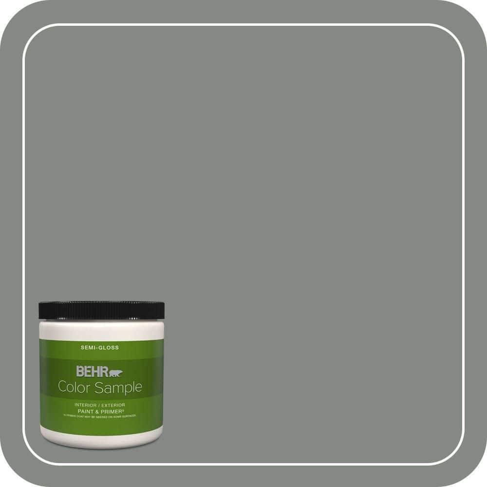 BEHR PREMIUM PLUS 8 oz. #710F-5 Valley Hills Semi-Gloss Interior ...
