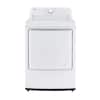 LG 7.3 Cu.Ft. Vented Gas Dryer in White with Sensor Dry Technology ...