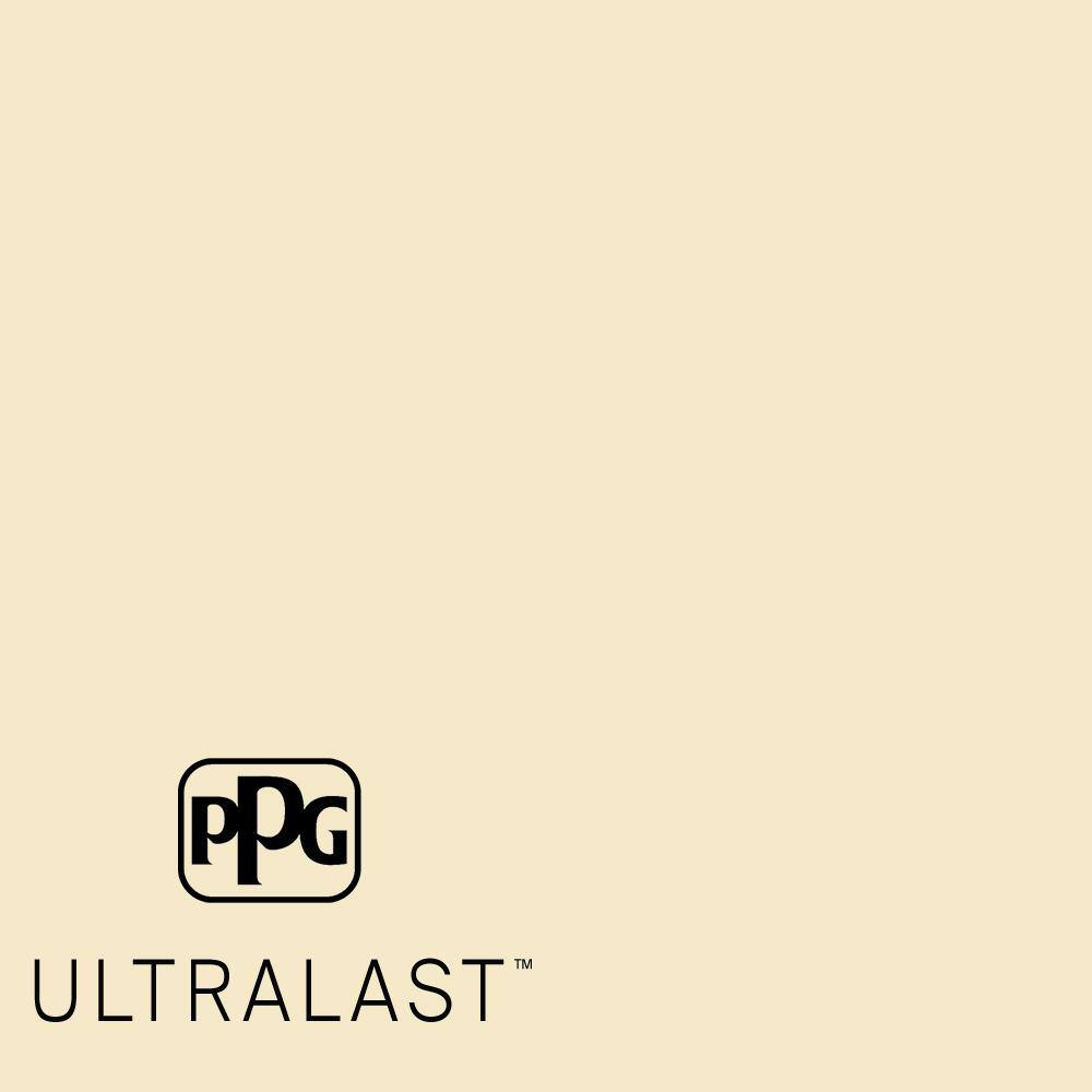 PPG UltraLast 5 gal. #PPG1106-1 Maiden Hair Semi-Gloss Interior Paint ...