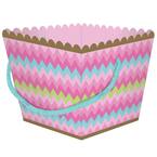 Amscan Easter Wide Pink Square Paperboard Bucket (4-Pack)-260146 - The ...