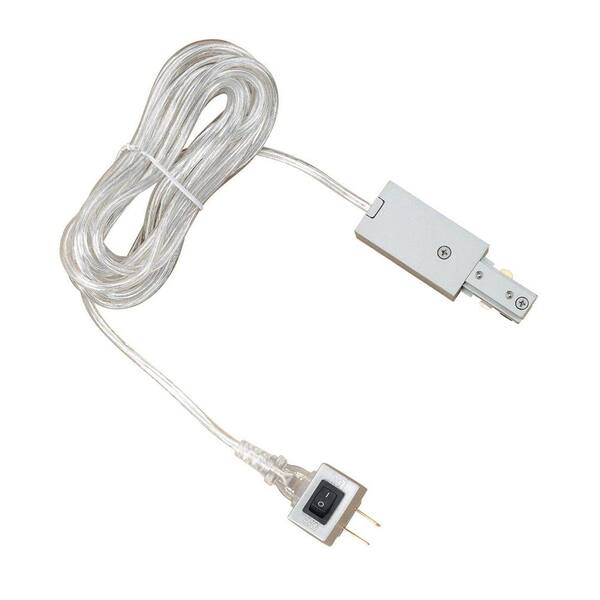 Hampton Bay Brushed Steel Linear Live-End Power Feed with Cord and Plug ...