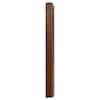 CREATIVE SURFACES 5 in. x 5 in. x 8 ft. Woodgrain Vinyl Hickory Fence ...