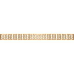 Ekena Millwork Crosby Fretwork 0.375 in. D x 46.375 in. W x 4 in. L MDF ...