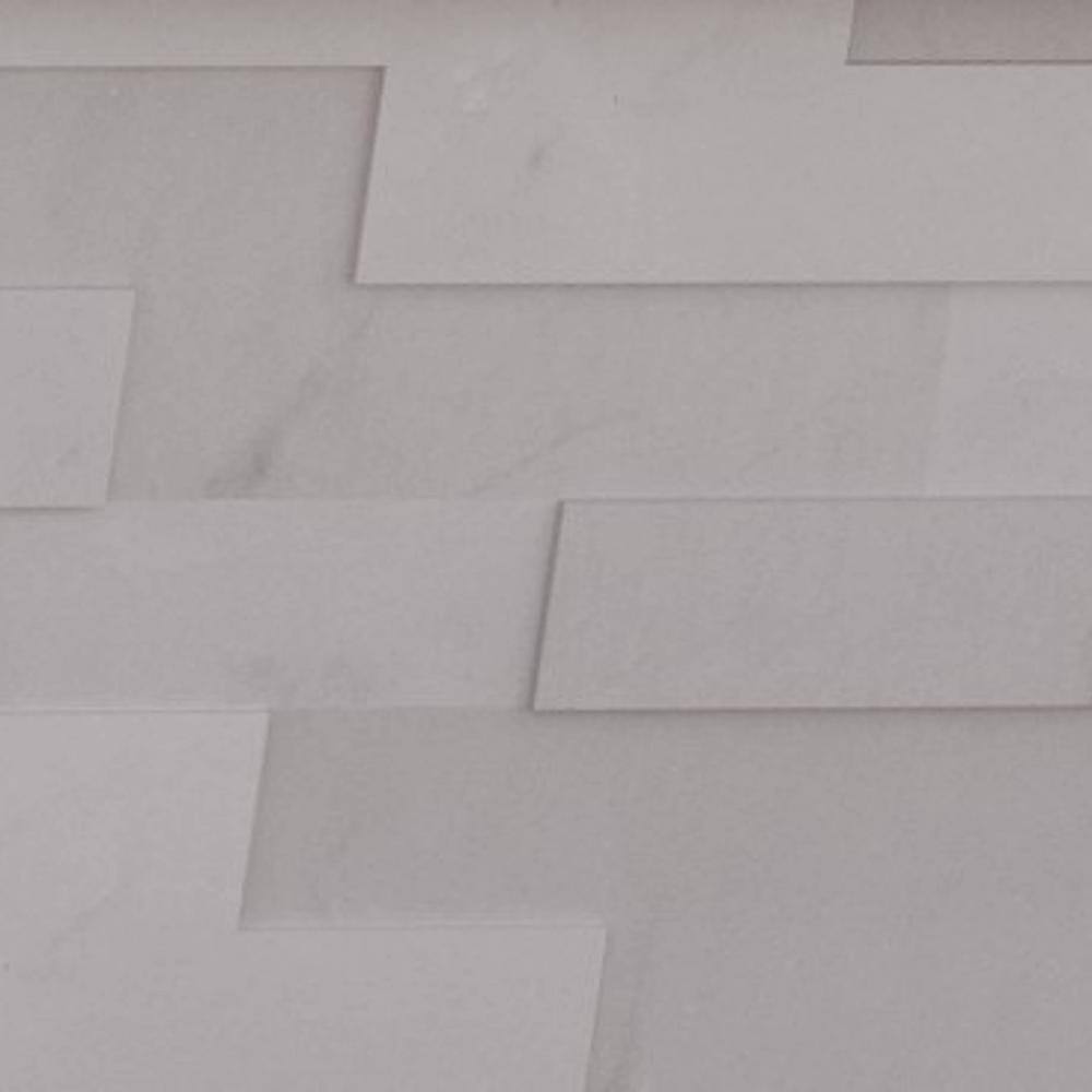 CRUZ BAY STUDIO Cliffside Panel 4 in. x 6 in. Porcelain Honed Marble ...