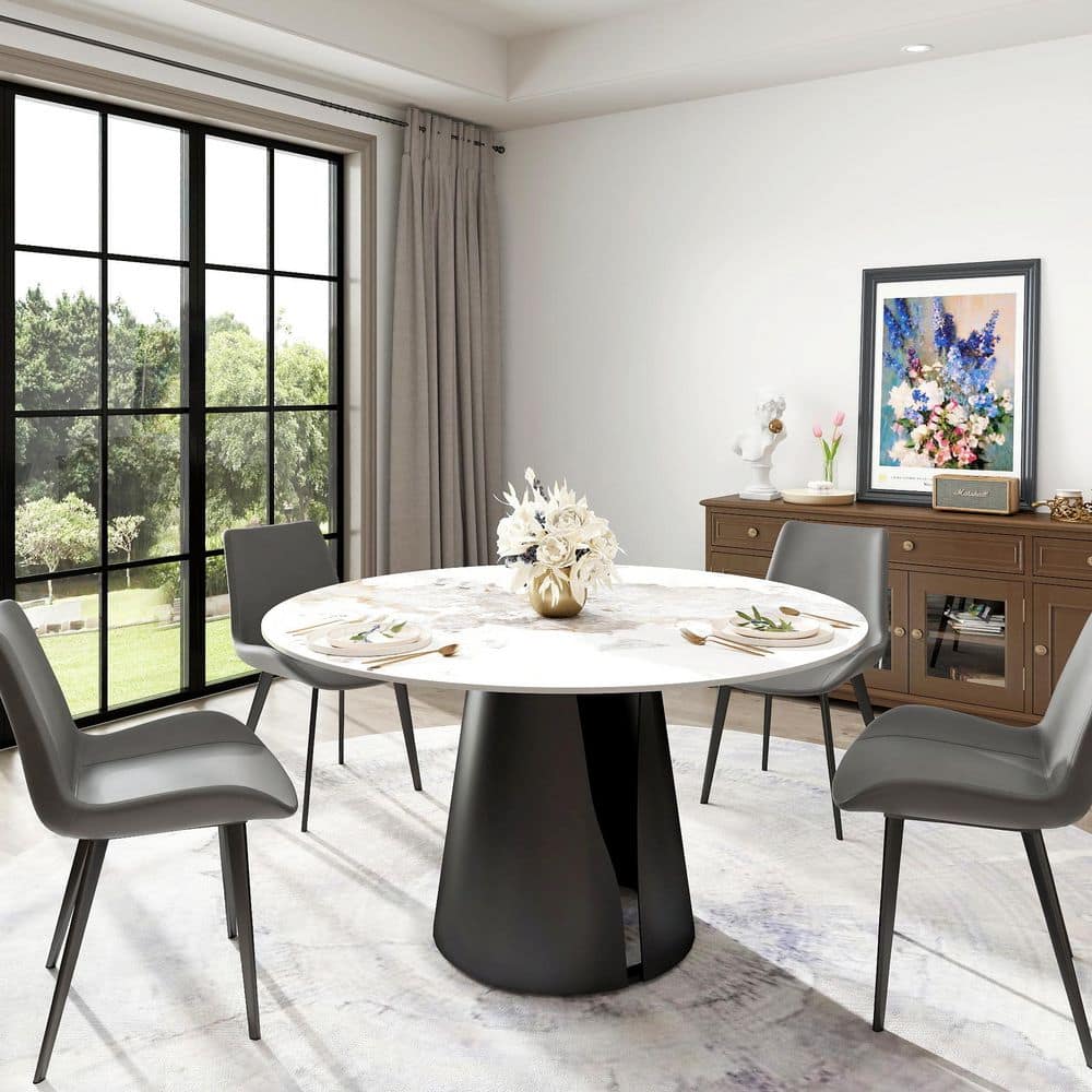 Have a question about Magic Home 53 in. Pandora Circular Sintered Stone ...