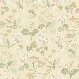 A-Street Prints Sisu Light Blue Floral Geometric Paper Glossy Non ...