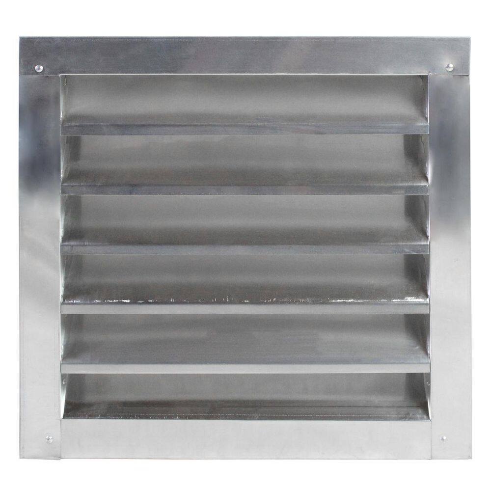 Maxx Air 12 in. x 12 in. Square Mill Aluminum 6-Pack Rust-Resistant ...