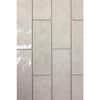 The Tile Doctor Lisboa Rectangle Cream (Beige) 3 in. x 9 in. Textured ...