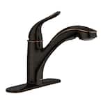 MOEN Brecklyn Single-Handle Pull-Out Sprayer Kitchen Faucet with Power ...