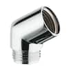 GROHE Sena Adaptor Elbow in Chrome 26893000 - The Home Depot