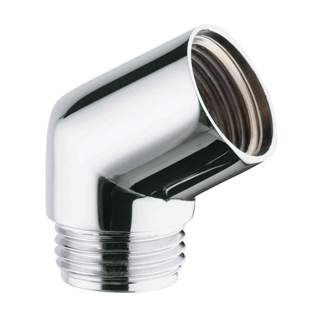 GROHE Sena Adaptor Elbow in Chrome 26893000 - The Home Depot
