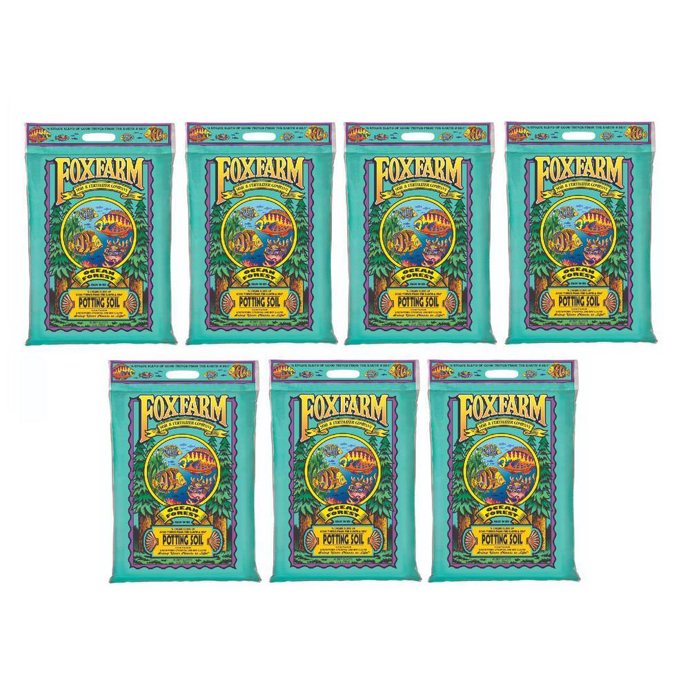 FOXFARM Ocean Forest Organic Garden Potting Soil Mix, 12 qt. Bag (7 ...