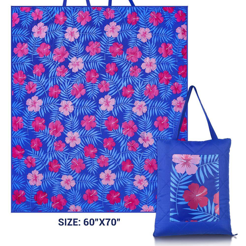 Afoxsos Machine Washable Large Picnic Beach Blanket Handy Mat Plus ...