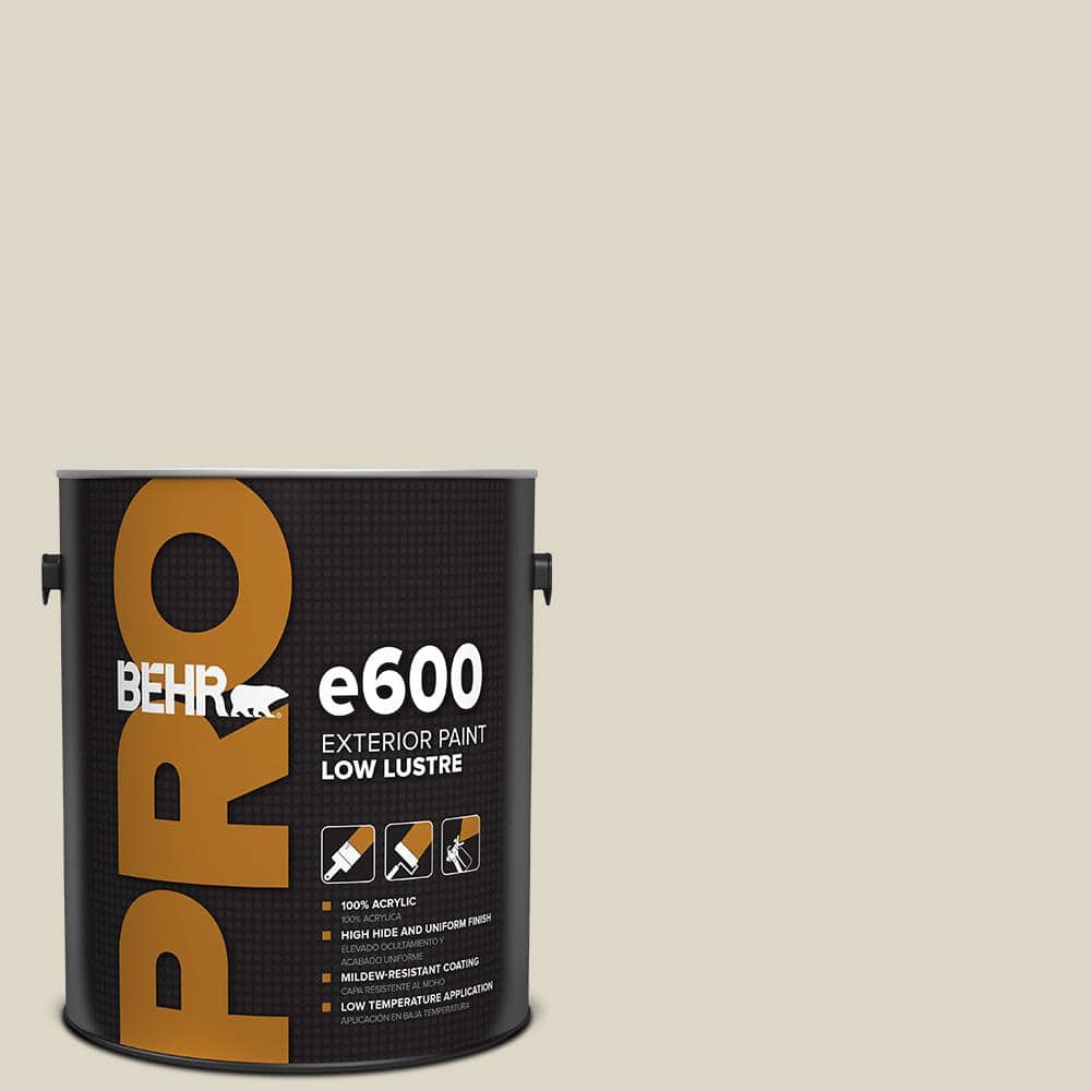 BEHR PRO 1 gal. #N330-2 Prairie Dust Low Luster Exterior Paint PR62001 ...