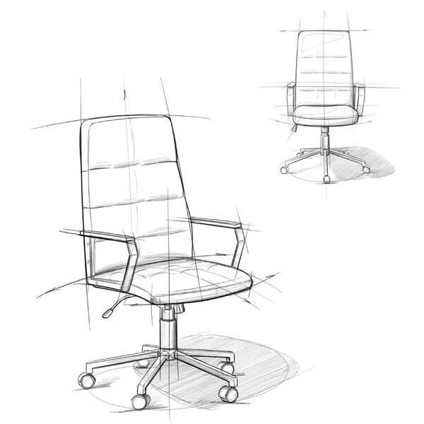 Office Chair Drawing