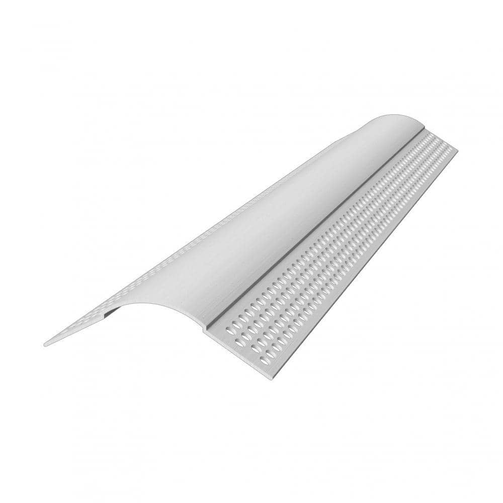 ClarkDietrich 10 ft. PVC-Vinyl Bullnose Splayed Drywall Corner Bead ...