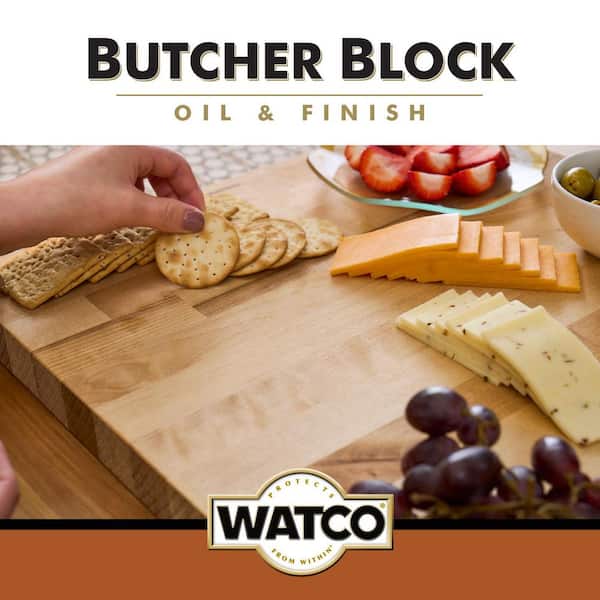 Watco 1 Pint Butcher Block Oil in Clear 241758 - The Home Depot