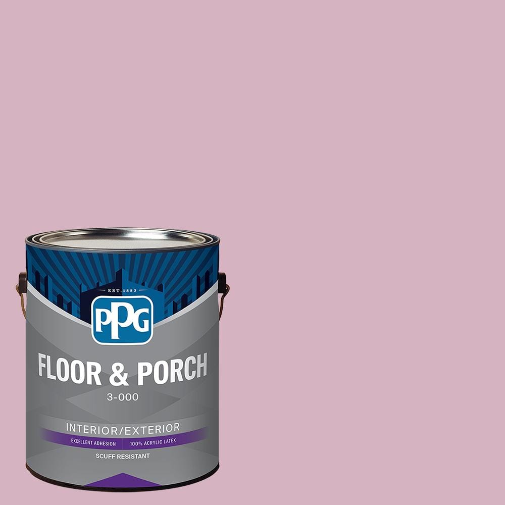 PPG 1 gal. PPG1044-4 Mauvelous Satin Interior/Exterior Floor and Porch ...