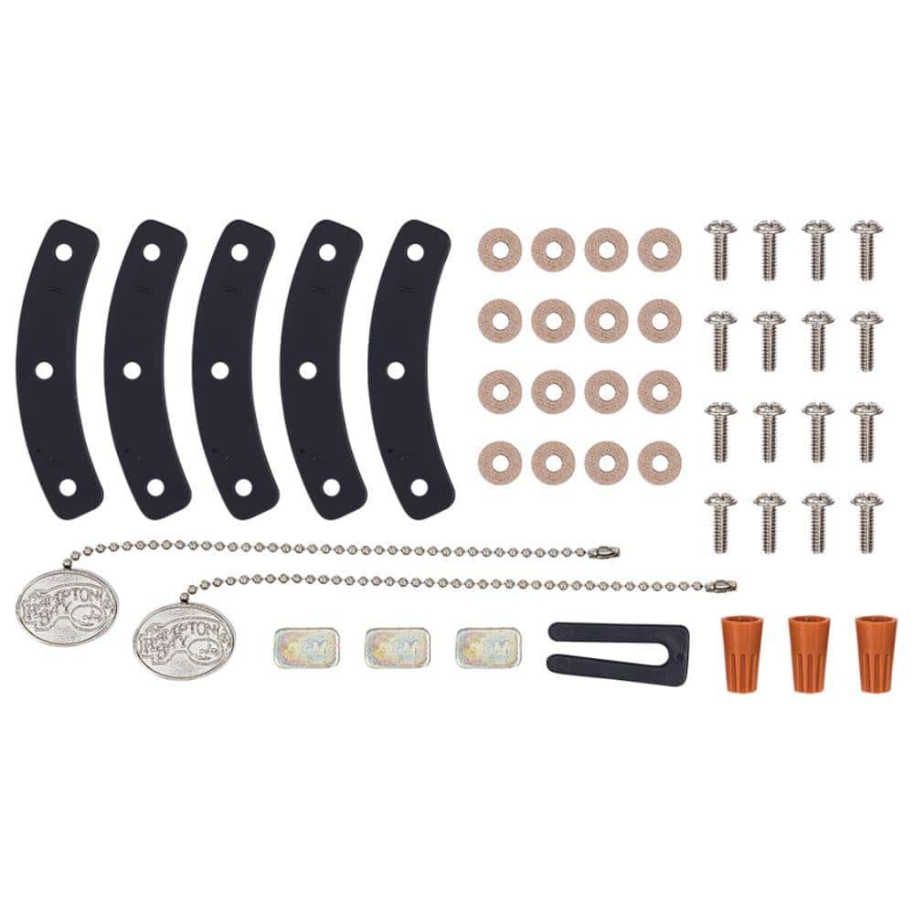 Hampton Bay Mounting Hardware for 52 in. Brushed Nickel Burgess Ceiling ...