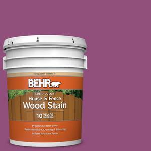BEHR 5 gal. #P110-7 XOXO Solid Color House and Fence Exterior Wood ...