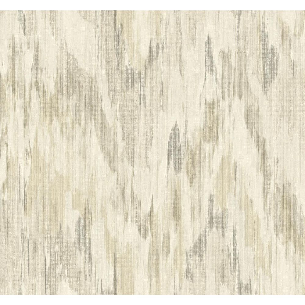 Seabrook Designs 60.75 sq. ft. Latte Bowdon Watercolor String cloth ...