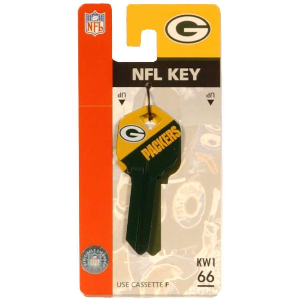 Hillman #66 NFL Green Bay Packers Key Blank 89765 - The Home Depot