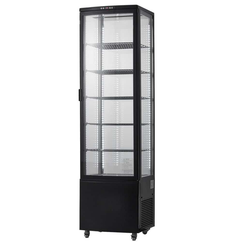 VEVOR Refrigerated Display Case, 9.8 cu. ft. /278L Large Pastry Display ...