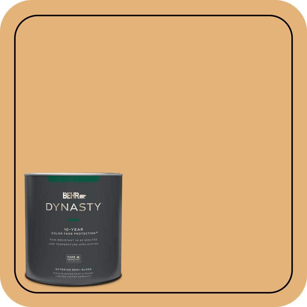 BEHR DYNASTY 1 qt. #300D-4 High Plateau Semi-Gloss Enamel Exterior ...