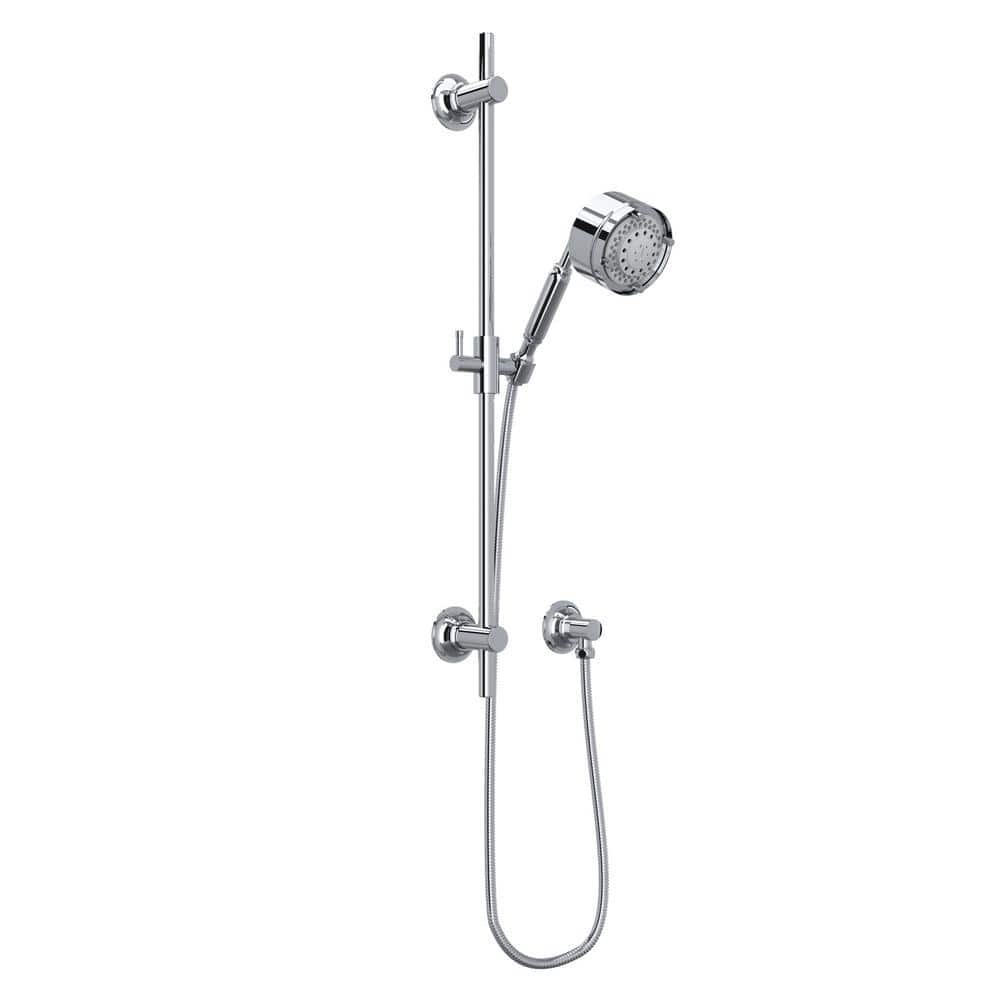 ROHL Michael Berman 5-Spray Round Hand Shower with Slide Rail in ...