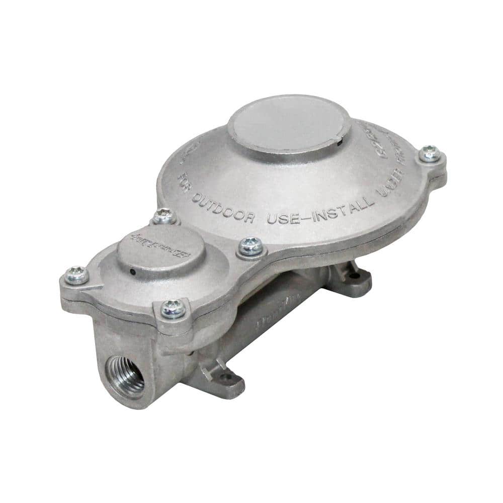 Flame King 300,000 BTU Vertical Mounted 2-Stage Propane LP Regulator ...