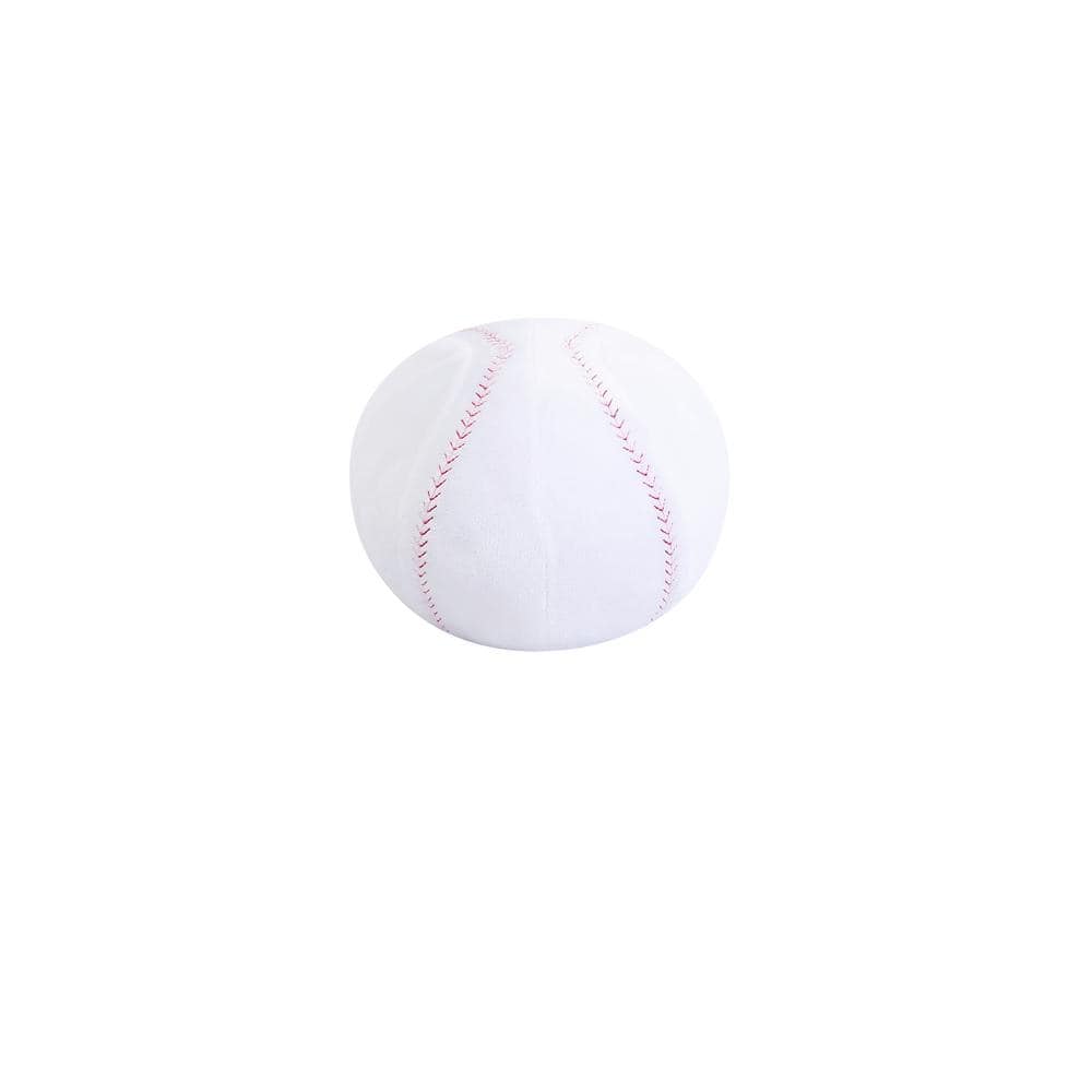 Kute Kids Morgan Home 8 in. x 8 in. White Baseball Door Stopper M634604 ...
