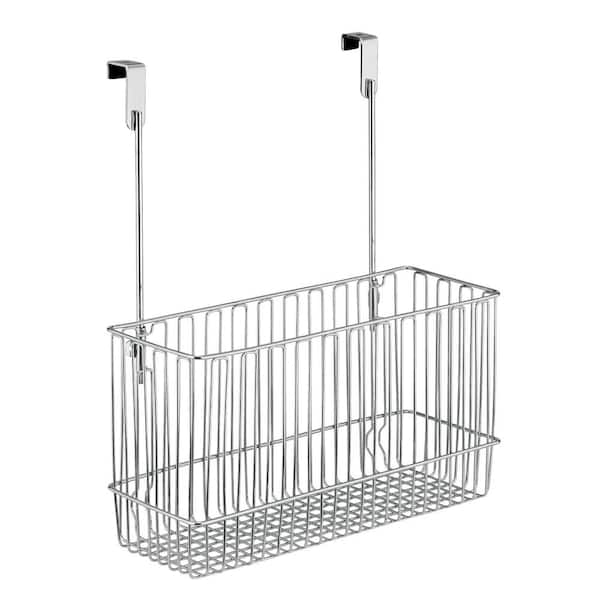 iDesign Over Cabinet Basket Chrome 50194 - The Home Depot