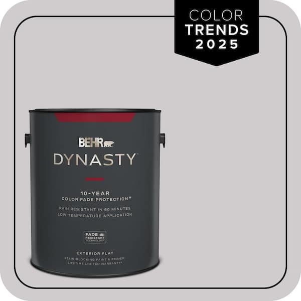 BEHR DYNASTY 1 gal. #MQ3-28 Rock Crystal Flat Exterior Stain-Blocking ...