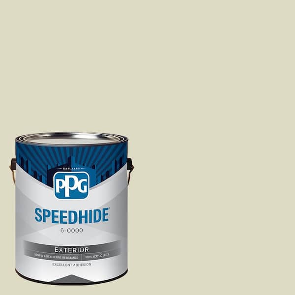 SPEEDHIDE 1 gal. PPG1114-2 River Reed Semi-Gloss Exterior Paint PPG1114 ...
