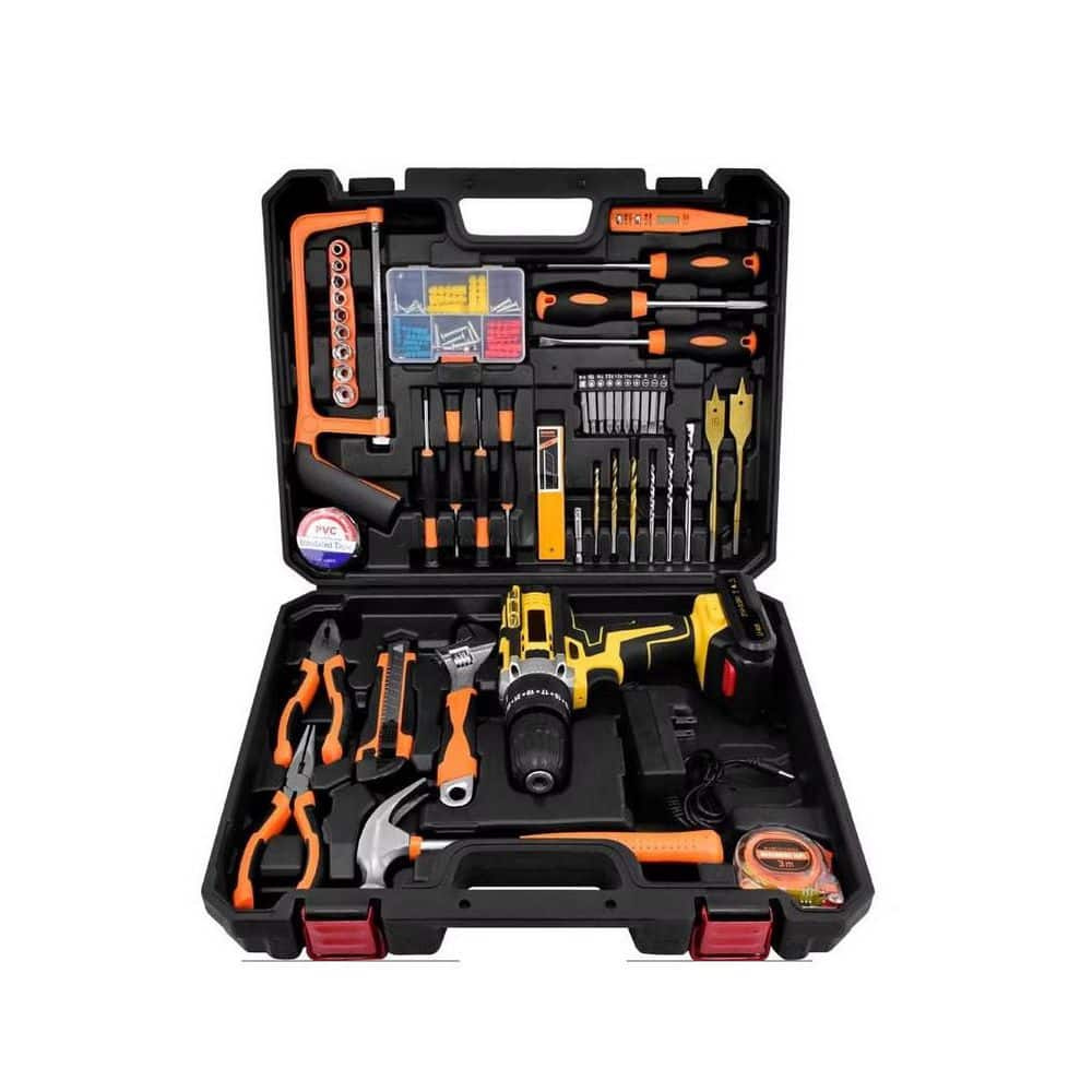 MYWISH 50-Piece Home Tool Kit with Hard Shell Carrier SF-STT-050A - The ...