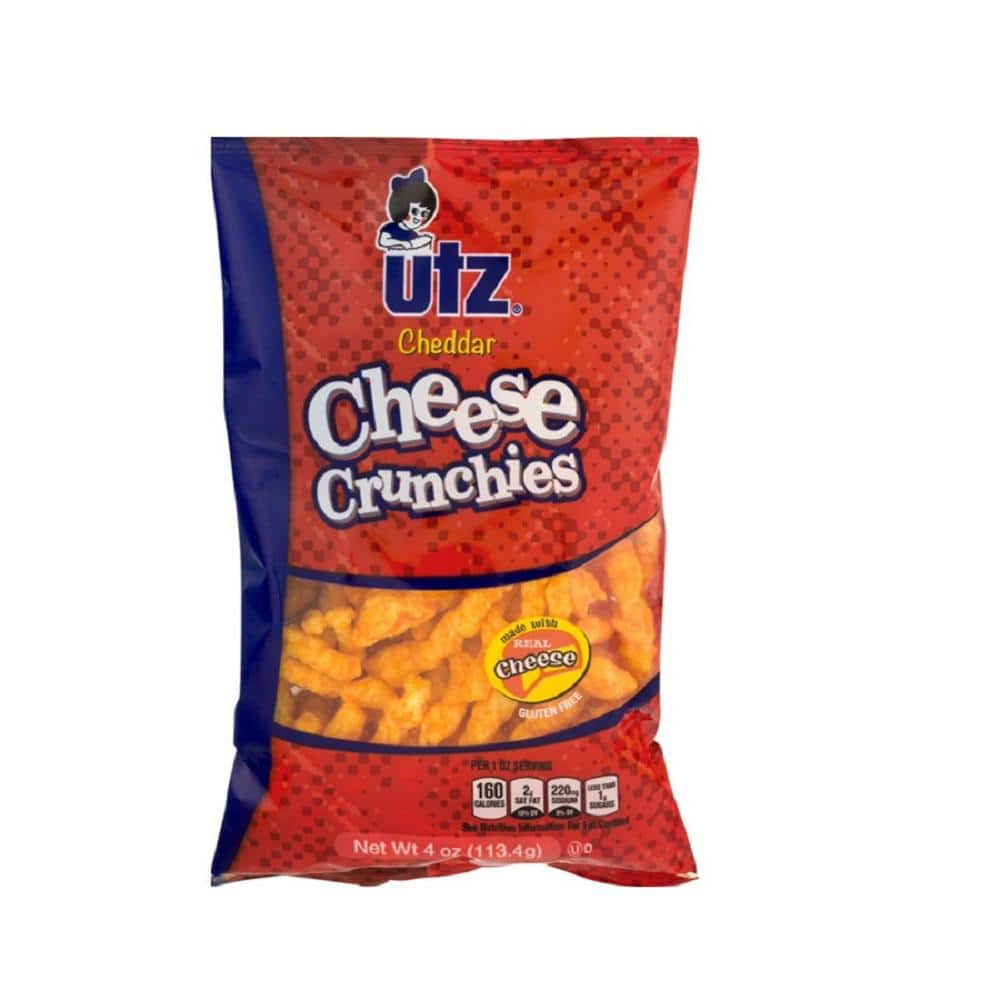 Utz 4 oz. Cheese Crunchies, Bag Chips 122967 - The Home Depot