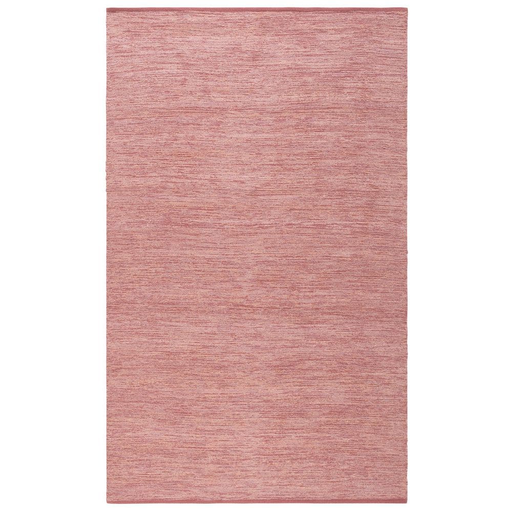 SAFAVIEH Montauk 4 ft. x 6 ft. Rust Modern Solid Area Rug MTK321P-4 ...