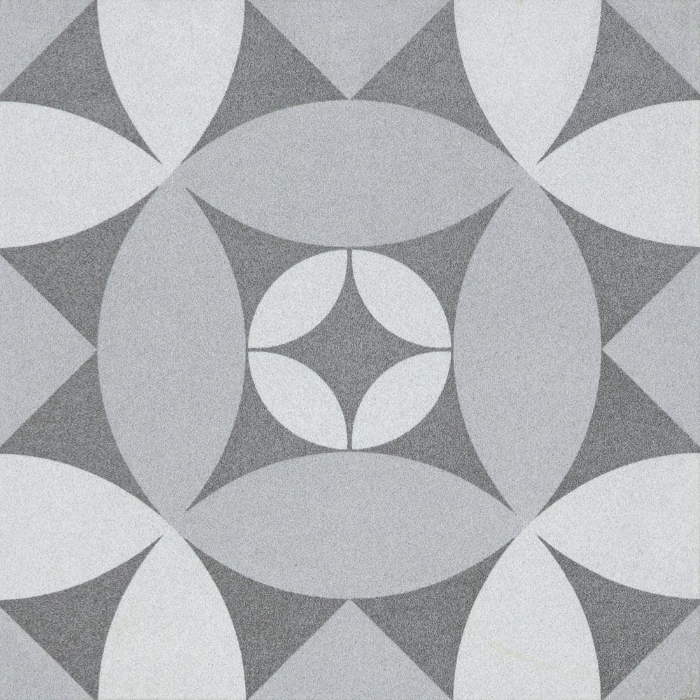 EMSER TILE Design Portrait 9.17 in. x 9.17 in. Matte Patterned Look ...