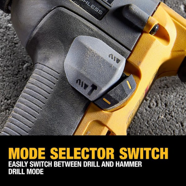 DEWALT ATOMIC 20V MAX Cordless Brushless Ultra-Compact 5/8 in. SDS Plus ...