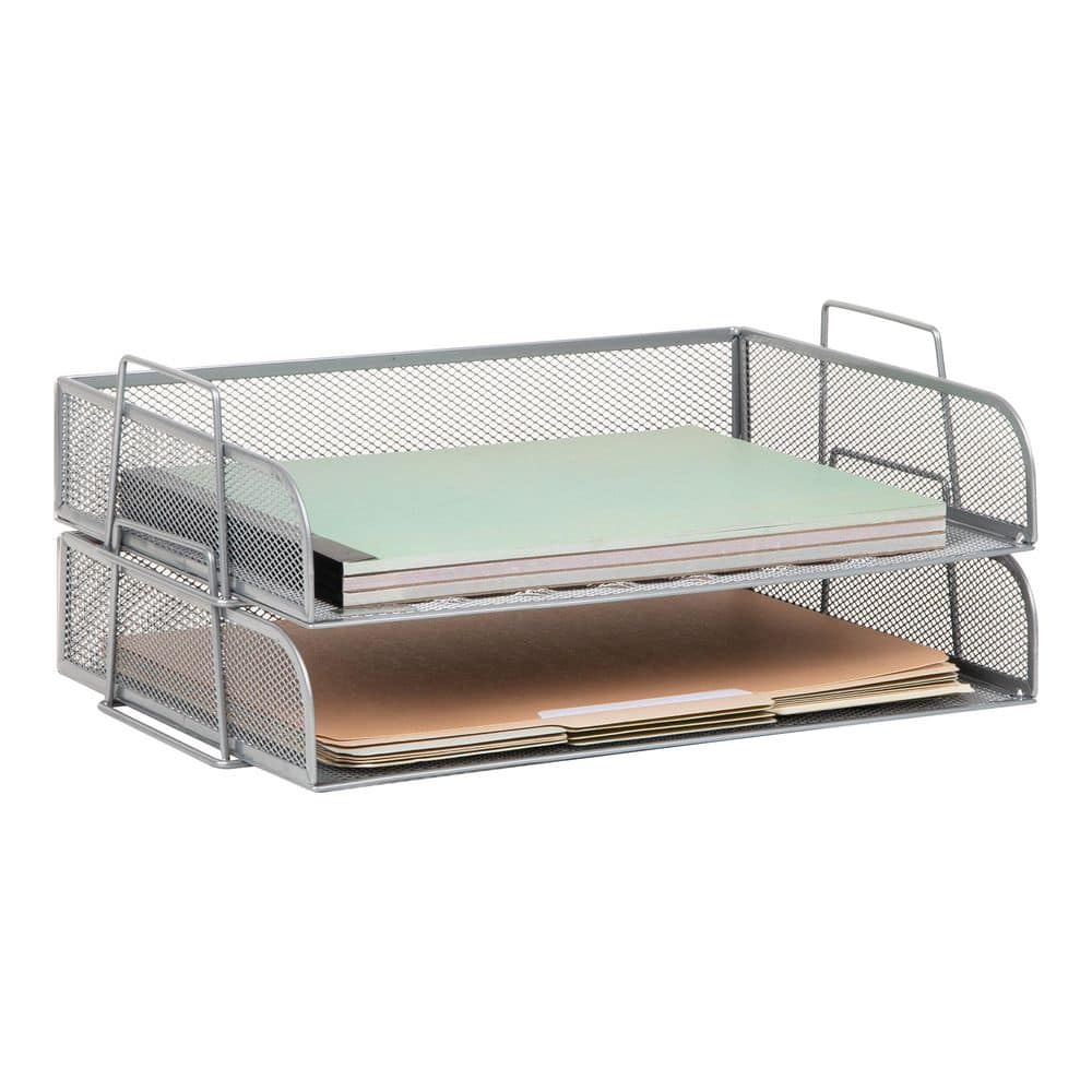 Mind Reader 14 in. L x 9.75 in. W x 6 in. H Stackable Paper Tray ...