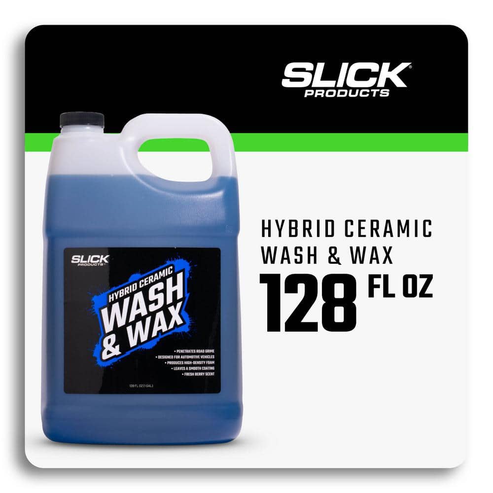 SLICK PRODUCTS 128 oz. Hybrid Ceramic Wash and Wax SP-HCWW-128 - The ...
