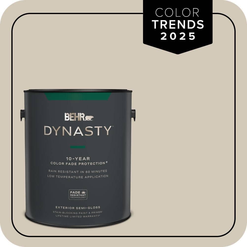 BEHR DYNASTY 1 gal. Designer Collection #DC-010 Even Better Beige Semi ...