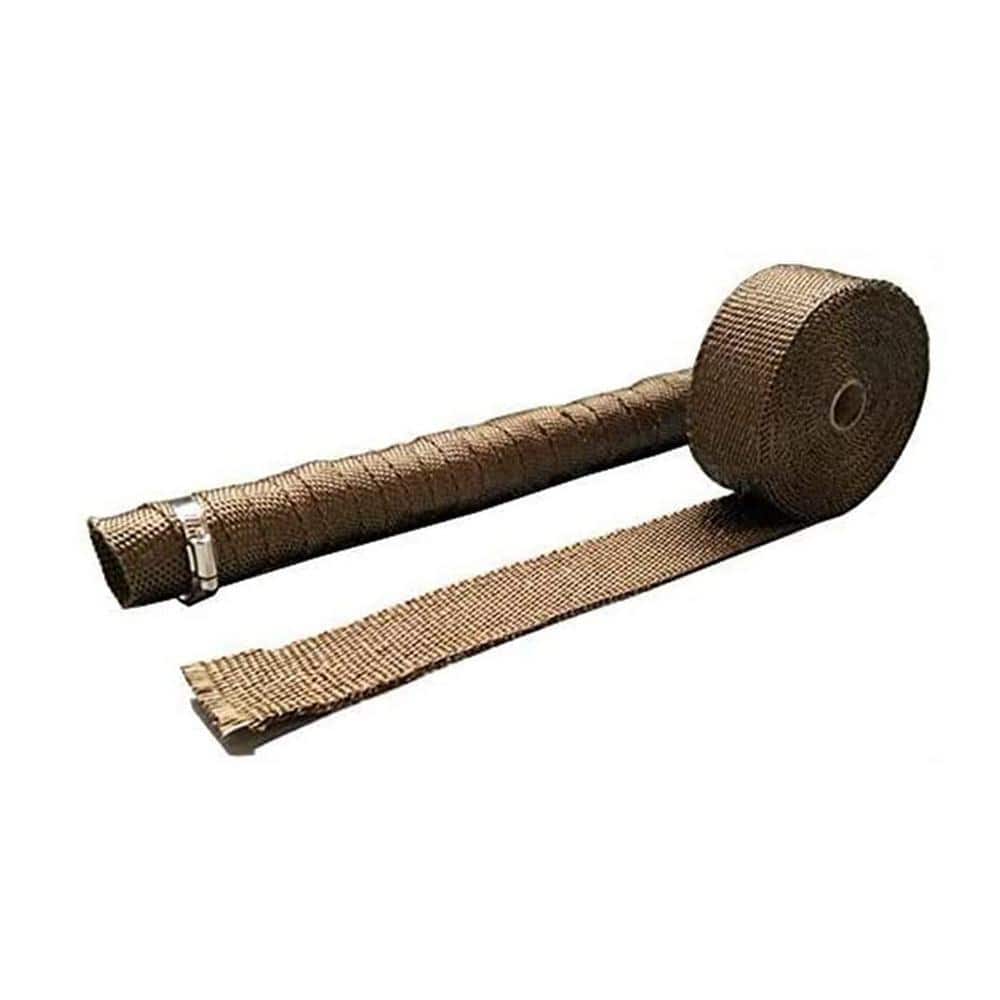 Angel Sar 16.4 ft. Basalt Fiber Fireproof Pipe Wrap, Heat Shield Anti ...