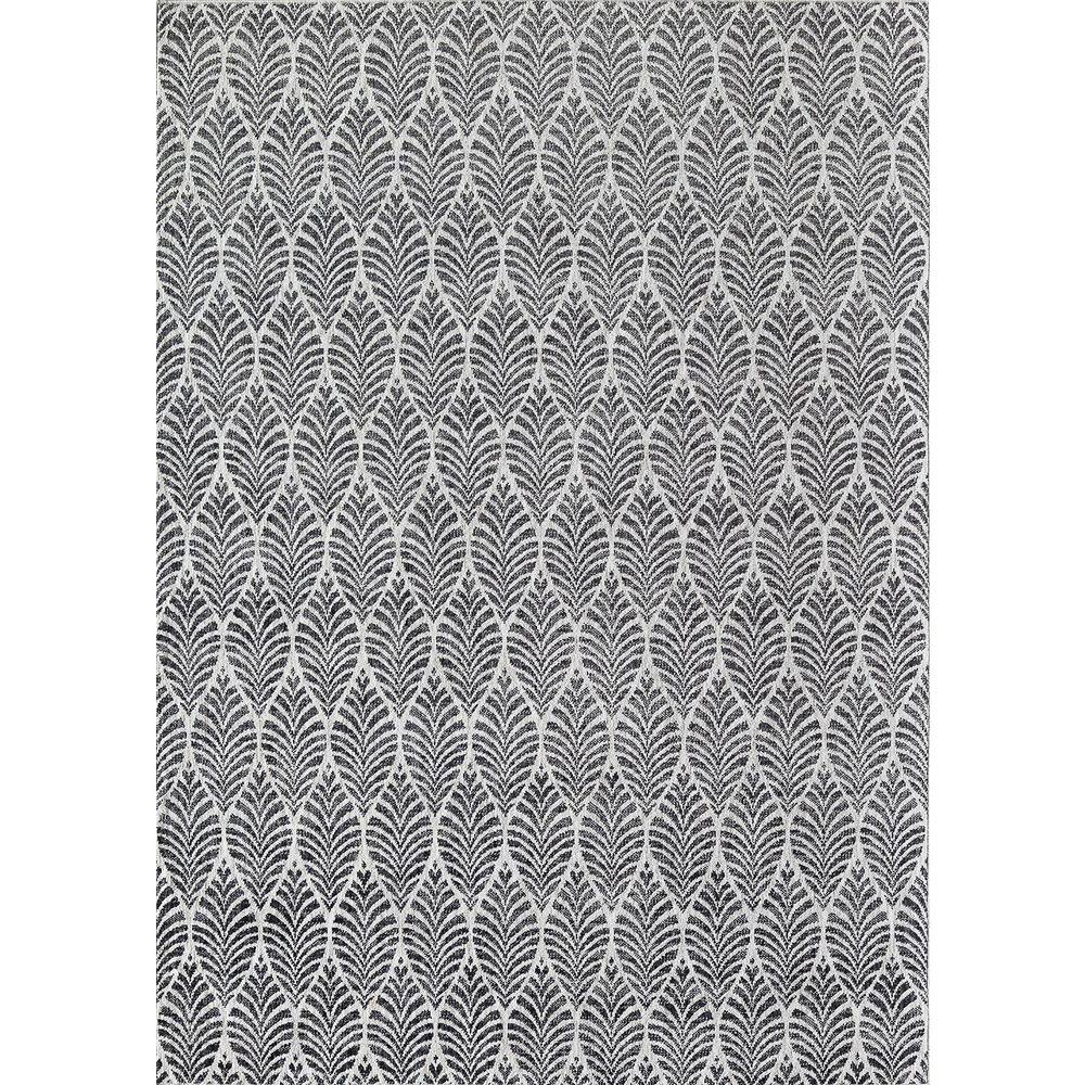 Mason Brooks Celestia Fusion Gray 2'6"x8' Contemporary Blue Area Rug ...